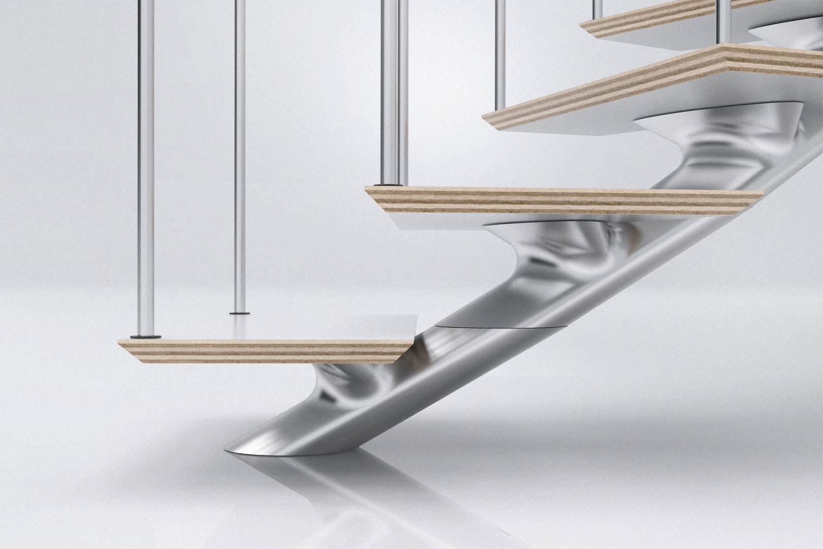 The Aluminium stair | Idesign